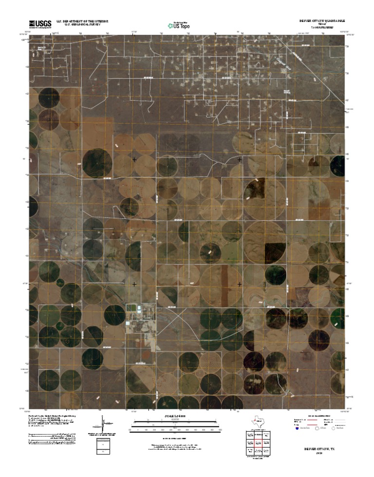 Topographic Map of Denver City SW | PDF | United States Geological ...