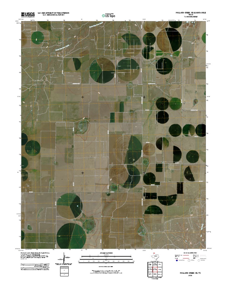 Topographic Map of Pollard Creek NE | PDF | Science & Mathematics