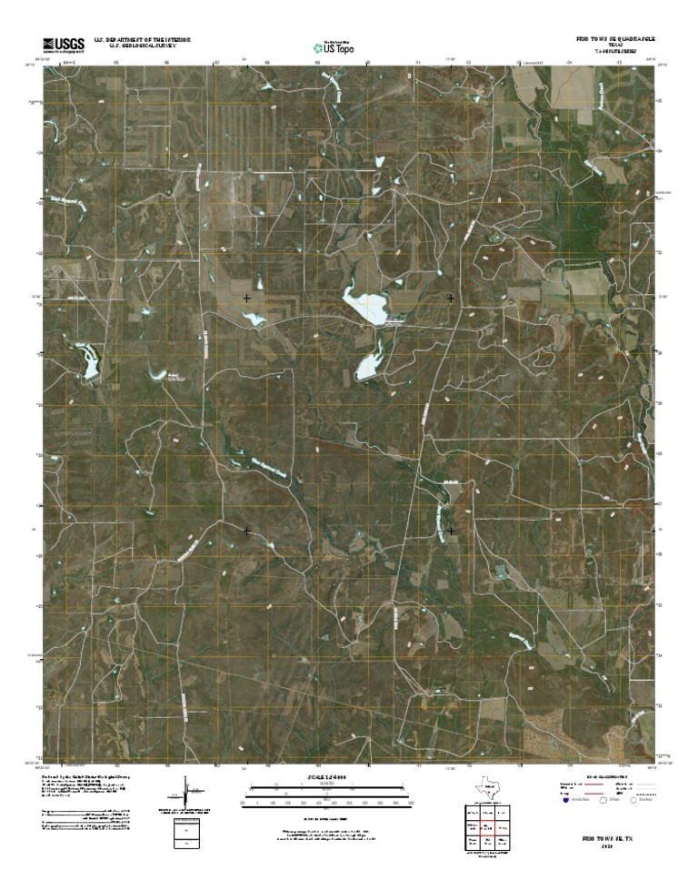 Topographic Map of Frio Town NE | PDF | Science & Mathematics