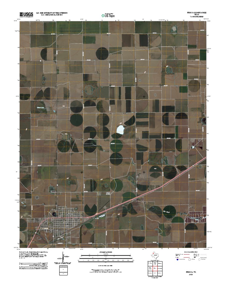 Topographic Map of Friona | PDF