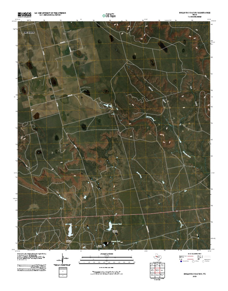 Topographic Map of Holloway Canyon | PDF