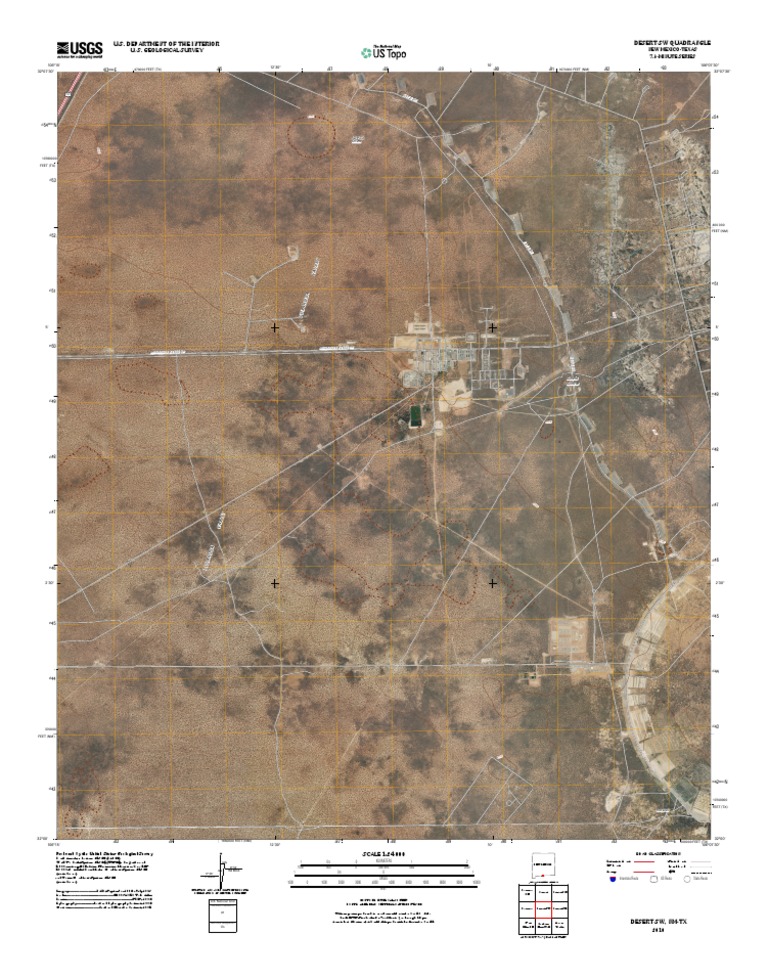 Topographic Map of Desert SW | PDF