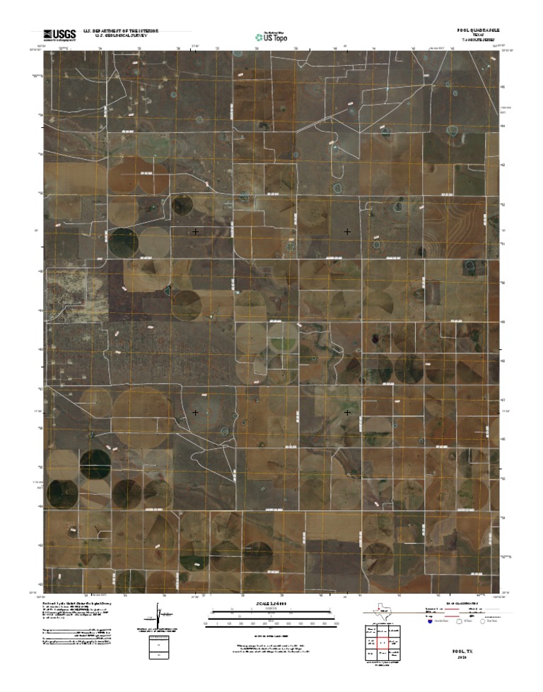 Topographic Map of Pool | PDF | United States Geological Survey | Geomatics