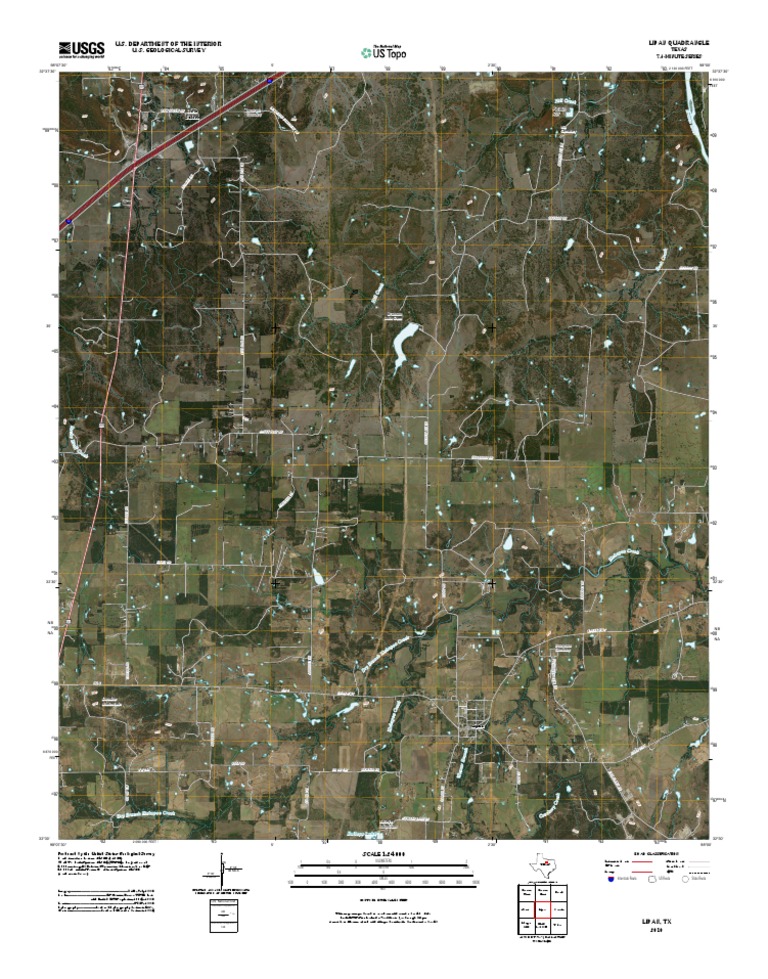 Topographic Map of Lipan | PDF | United States Geological Survey ...
