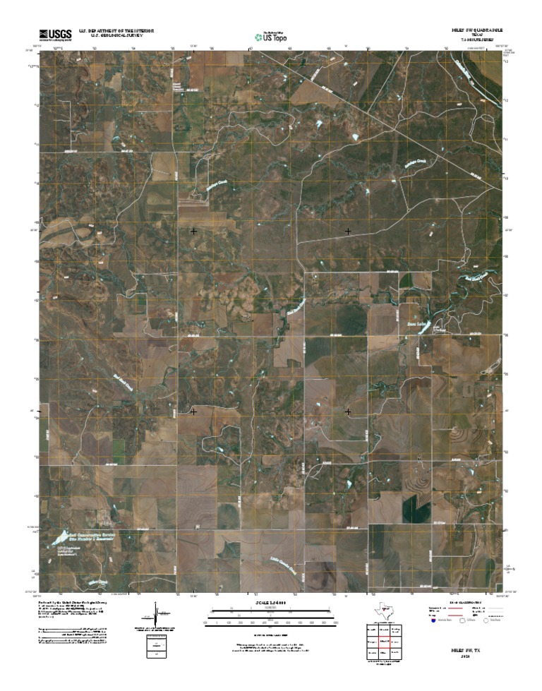 Topographic Map of Miles NW | PDF | United States Geological Survey ...