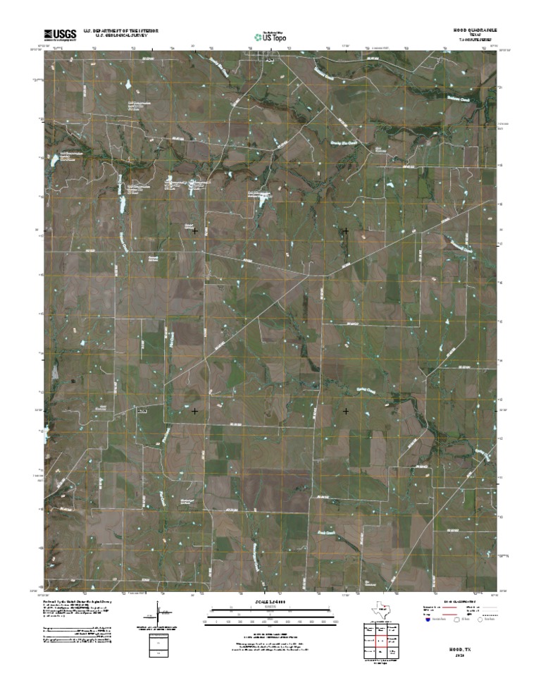 Topographic Map of Hood | PDF | Road Transport | Transport
