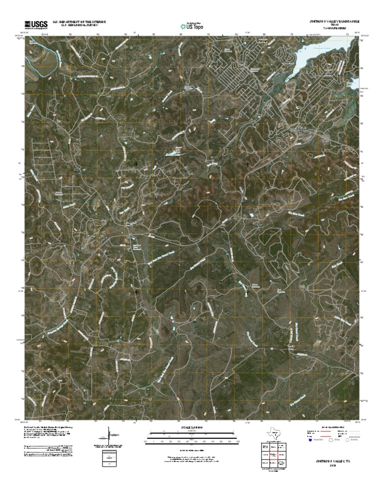 Topographic Map of Smithson Valley | PDF