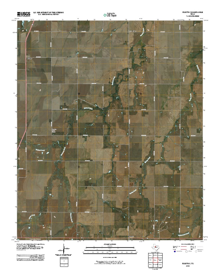 Topographic Map of Funston | PDF | United States Geological Survey | Map