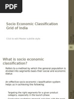 SEC Classification (India) | PDF | Marketing | Economies
