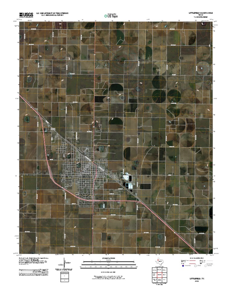 Topographic Map of Littlefield | PDF | United States Geological Survey ...