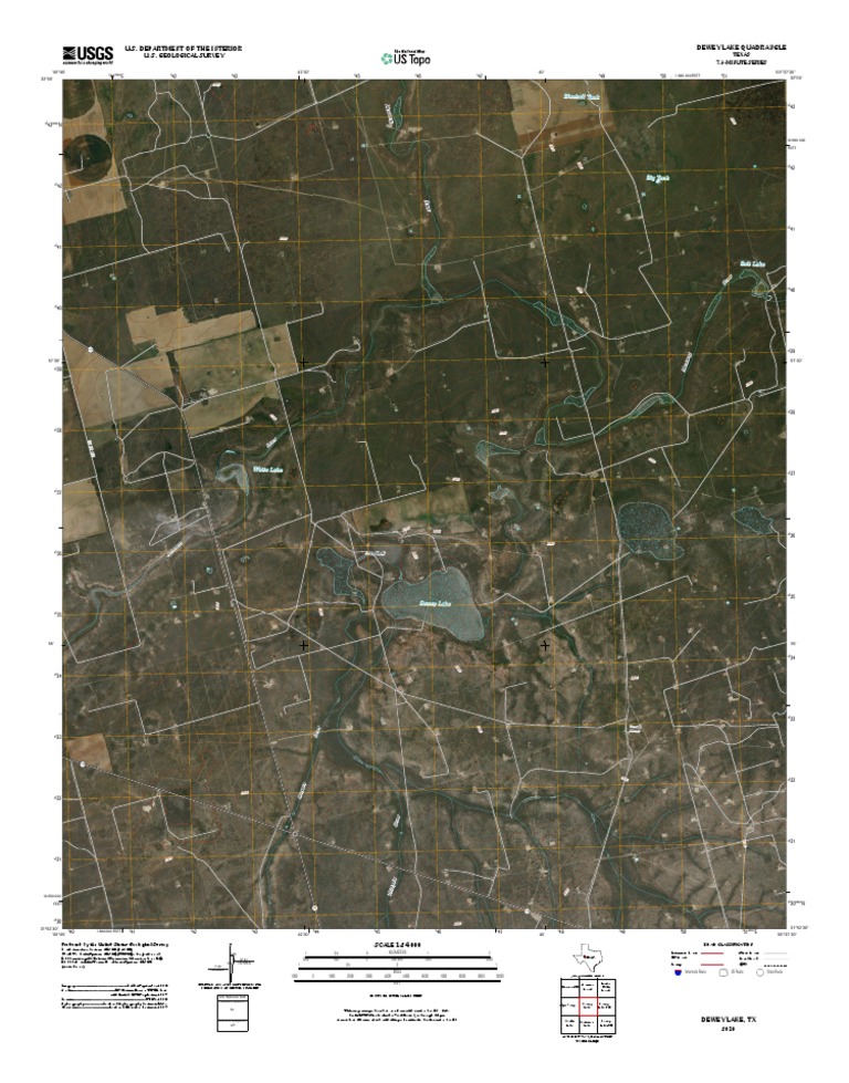Topographic Map of Dewey Lake | PDF