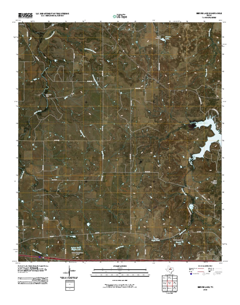 Topographic Map of Bernie Lake | PDF