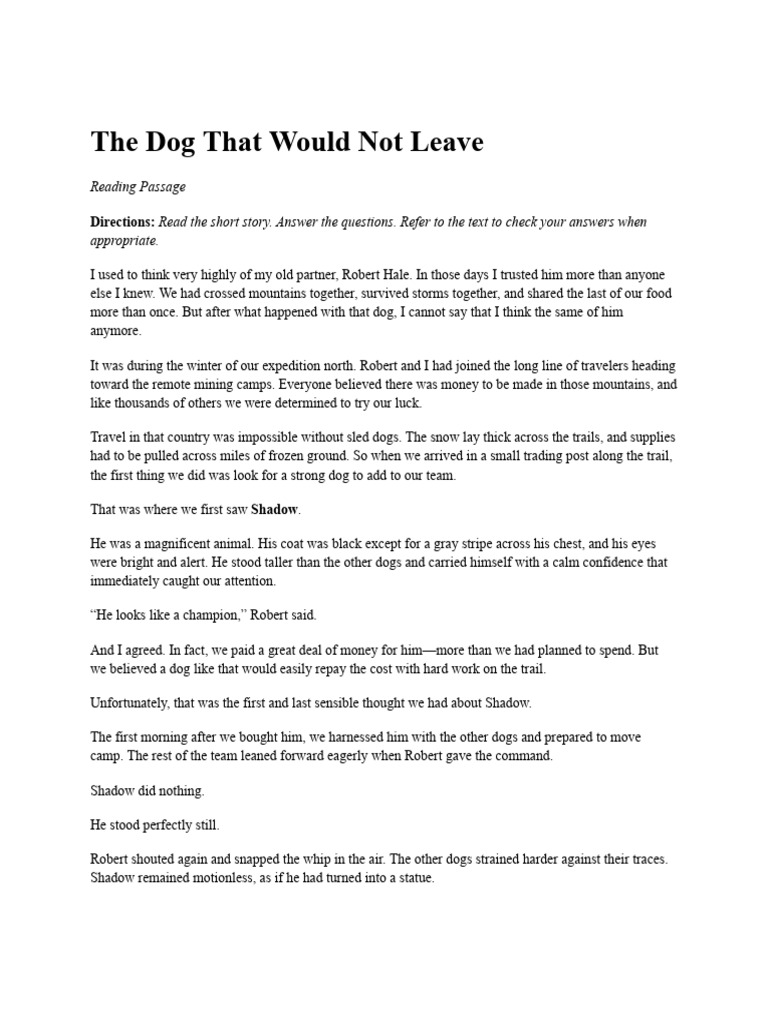 Reading&Writing | PDF | Dogs