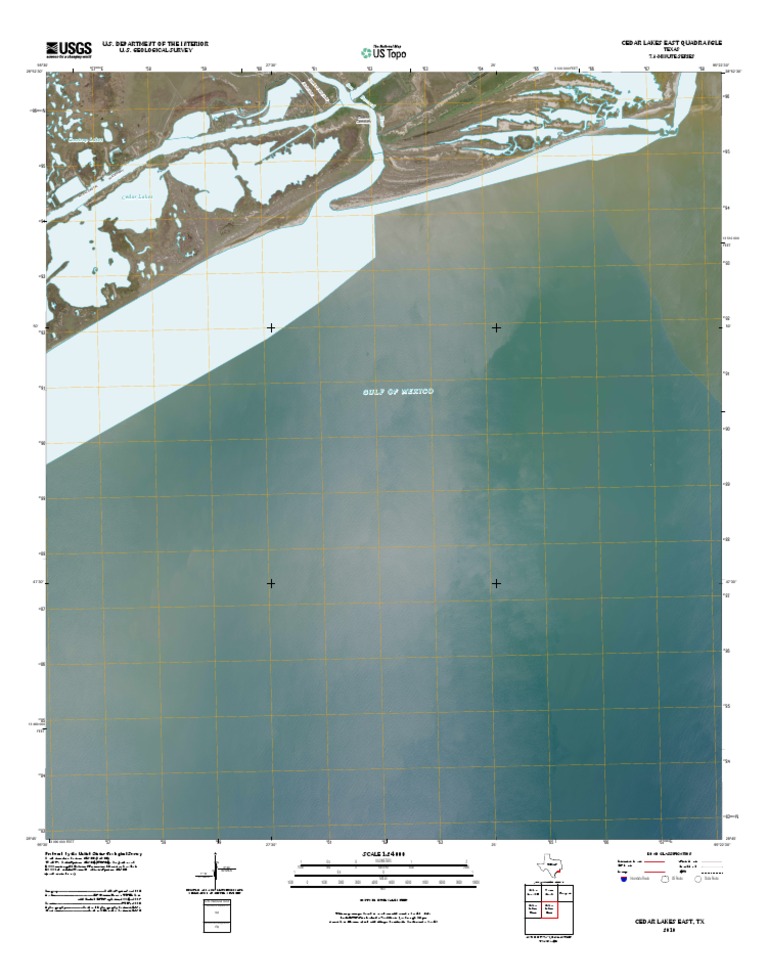 Topographic Map of Cedar Lakes East | PDF