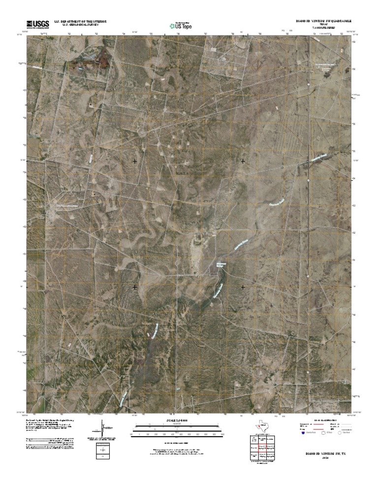 Topographic Map of Diamond Y Spring NW | PDF | United States Geological ...