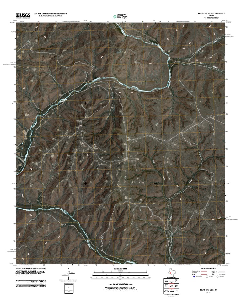 Topographic Map of Post Canyon | PDF | United States Geological Survey ...