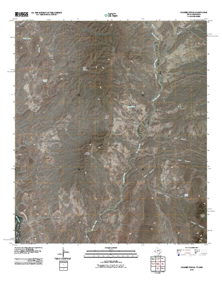 Topographic Map of Soldier Spring | PDF