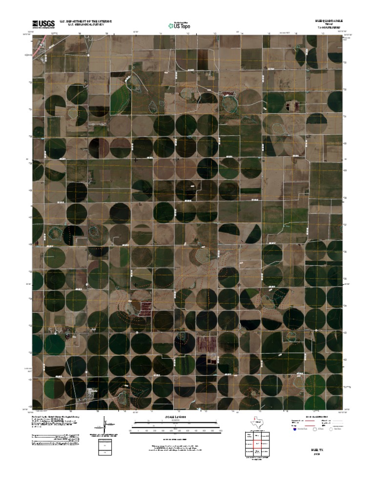 Topographic Map of Hub | PDF | United States Geological Survey | Geomatics