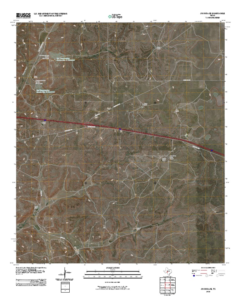 Topographic Map of Sonora SE | PDF