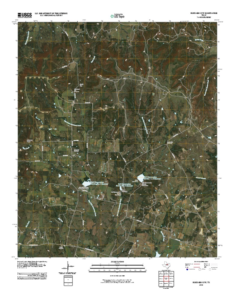 Huckabay SW Quadrangle Map Data | PDF | Travel