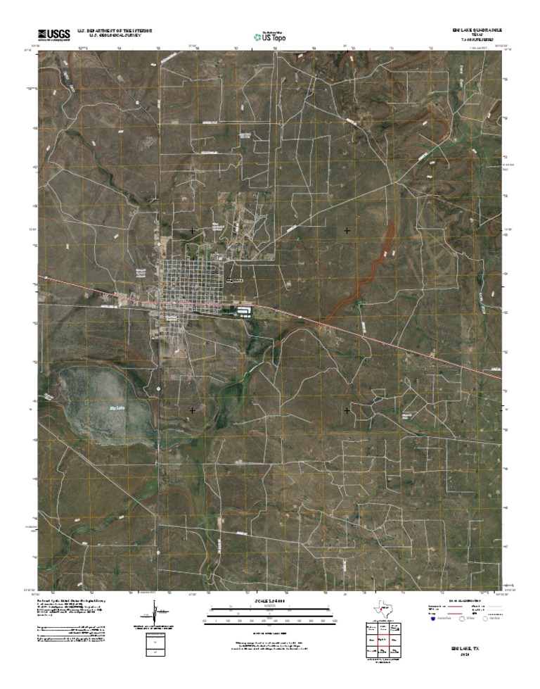 Topographic Map of Big Lake | PDF
