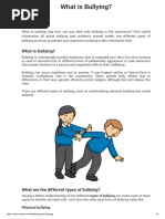 Grade 4 Bullying Awareness Lesson Plan | PDF | Bullying | Cyberbullying