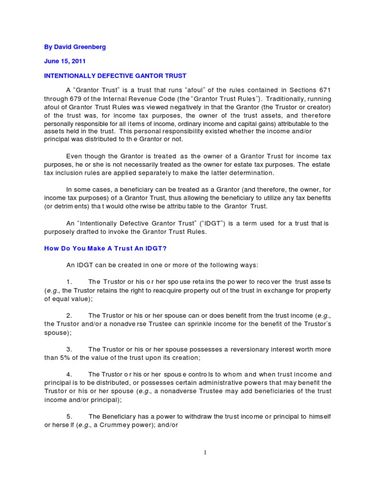 IDGT by Greenbergvac | PDF