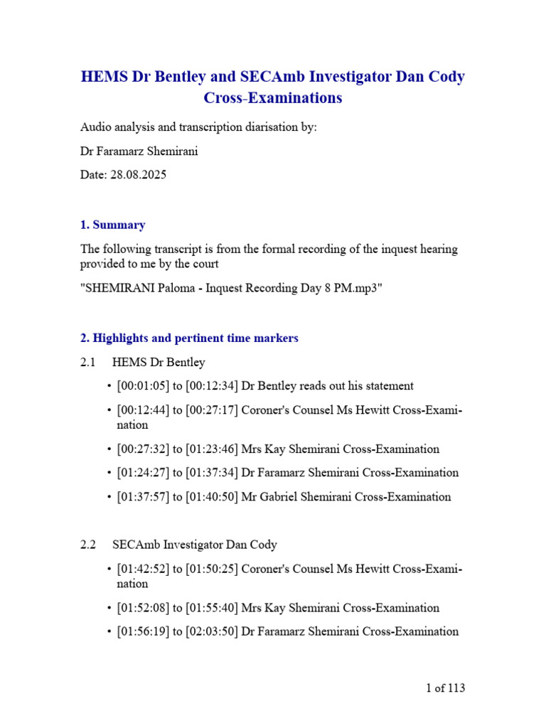 2025-08-13 PM - SHEMIRANI Paloma - Inquest Recording Day 8 PM_formatted ...