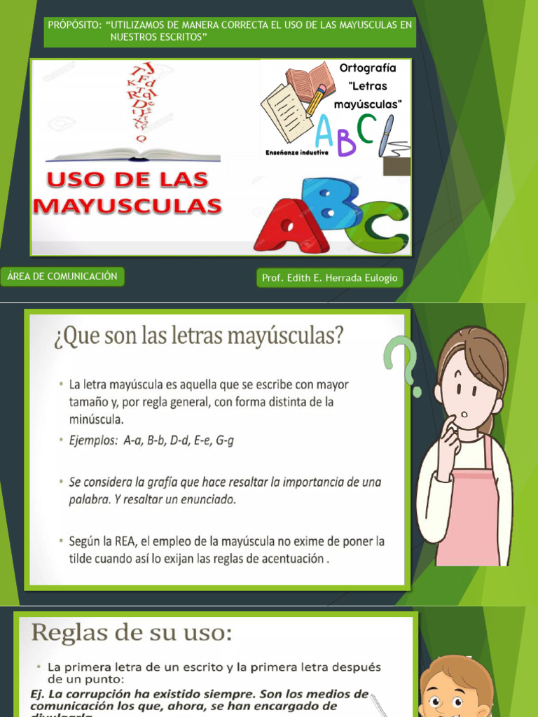Uso de Las Mayusculas | PDF