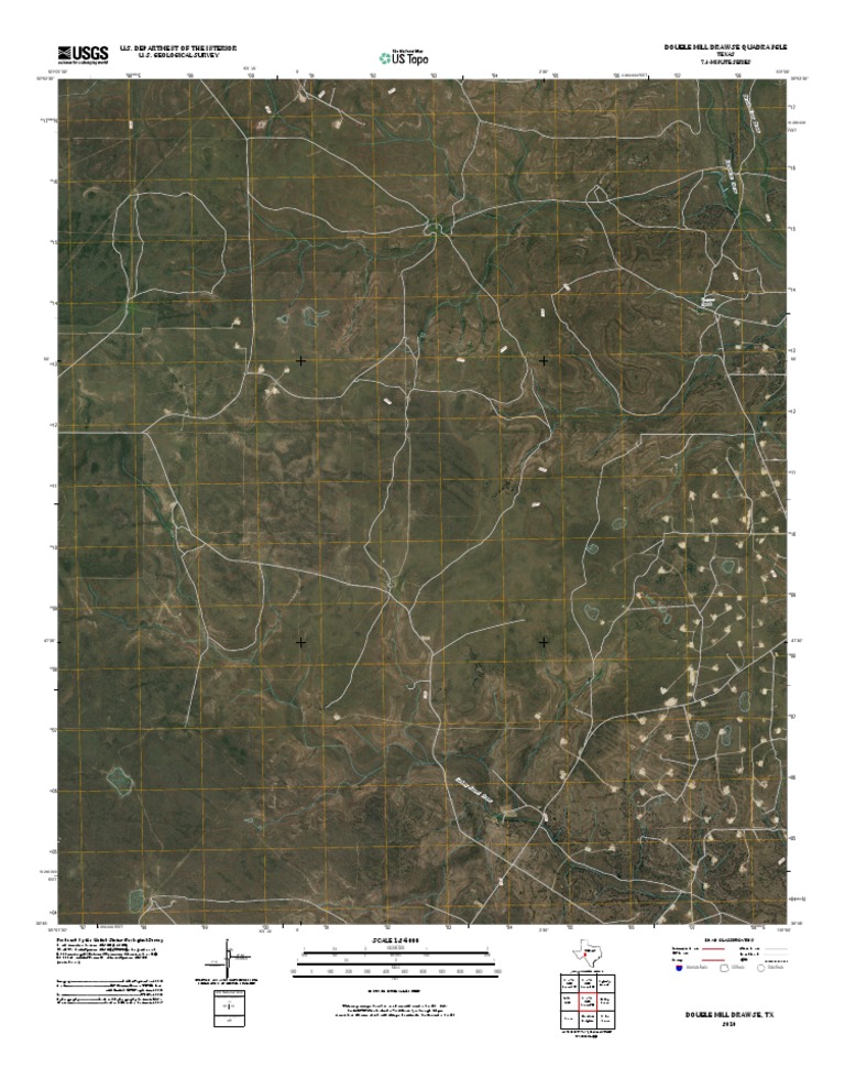 Topographic Map of Double Mill Draw SE | PDF