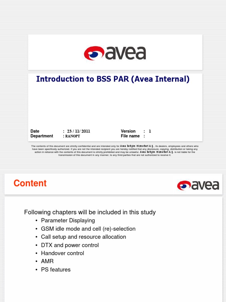 Introduction To BSS PARAMETER | PDF | General Packet Radio Service | Radio Resource Management