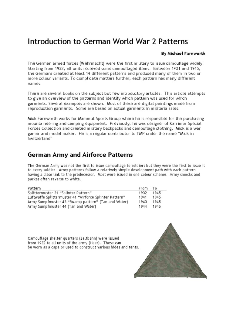 German Patterns | PDF