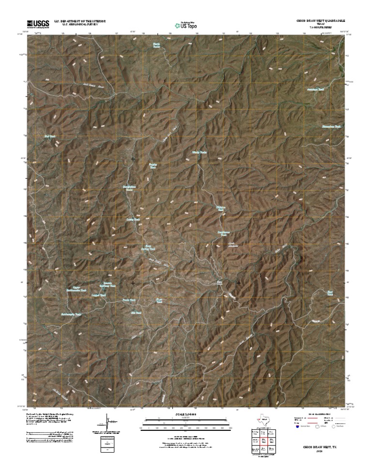 Topographic Map of Chico Draw West | PDF | United States Geological ...