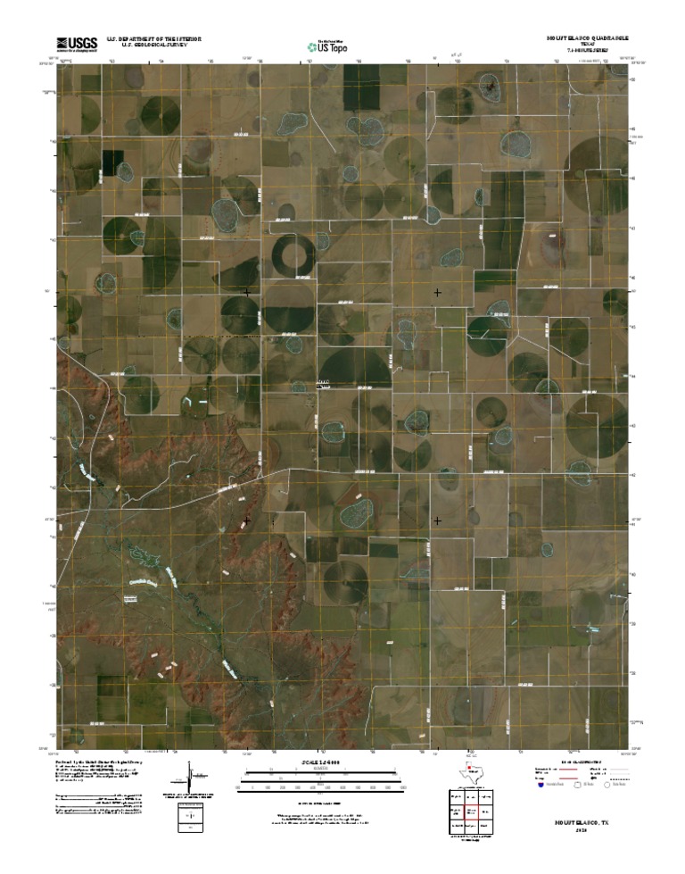 Topographic Map of Mount Blanco | PDF | United States Geological Survey ...