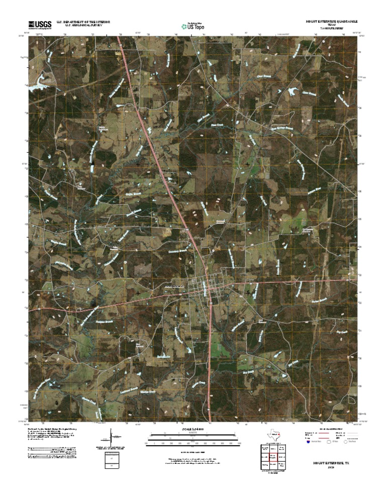 Topographic Map of Mount Enterprise | Download Free PDF | Infographics ...