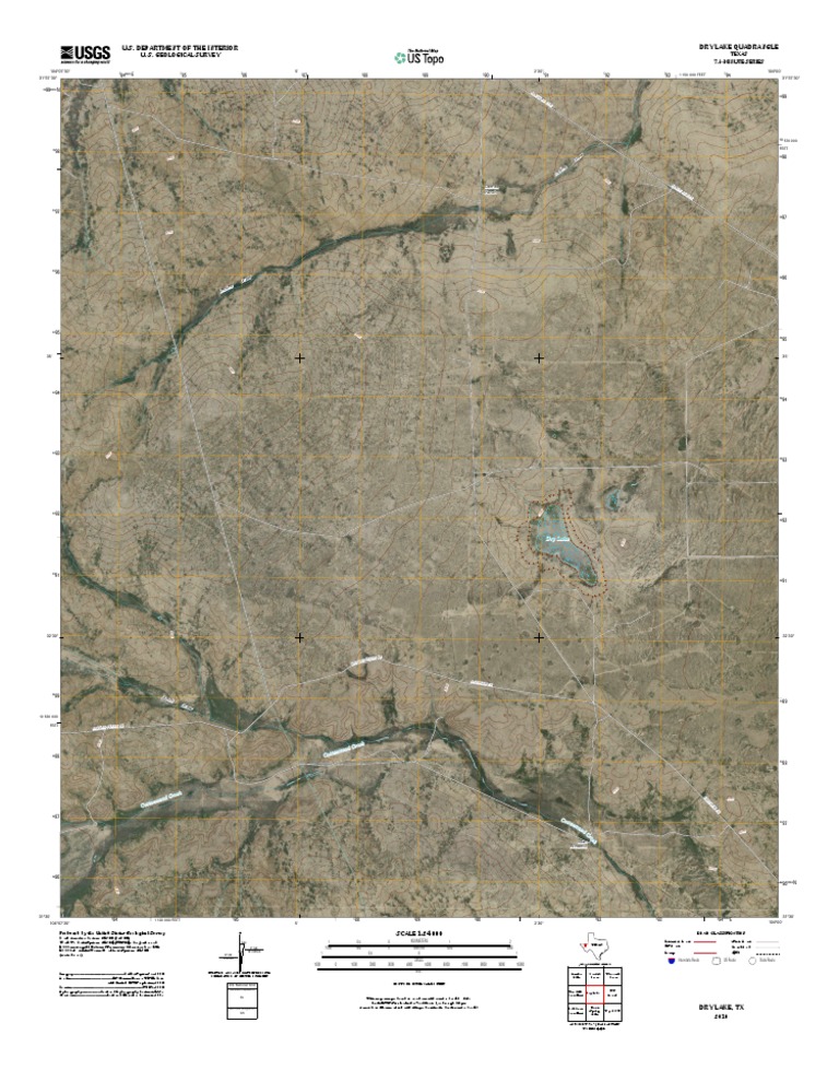 Topographic Map of Dry Lake | PDF