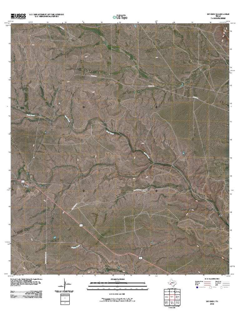 Topographic Map of Dryden | PDF