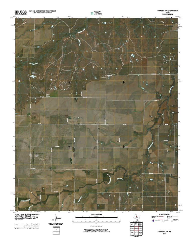 Topographic Map of Lueders NW | PDF | United States Geological Survey ...