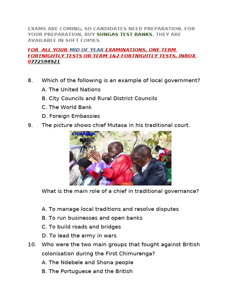 Mid Year Tests | PDF
