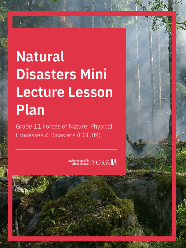 Natural Disasters - Lesson Plan | PDF