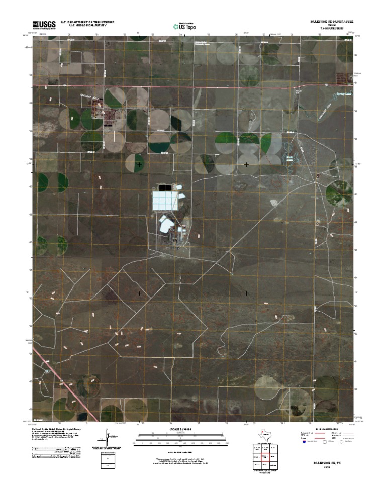 Topographic Map of Muleshoe NE | PDF | United States Geological Survey ...