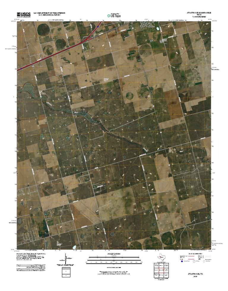 Stanton SE Quadrangle Map, Texas | PDF | Sports & Recreation | Art