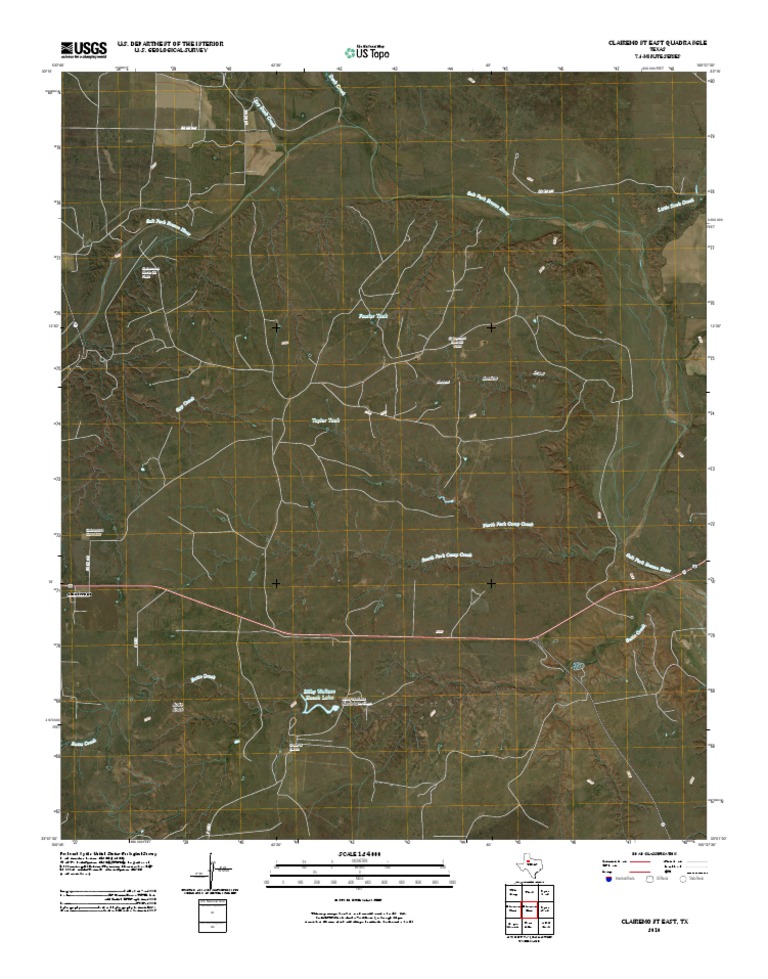 Topographic Map of Clairemont East | PDF