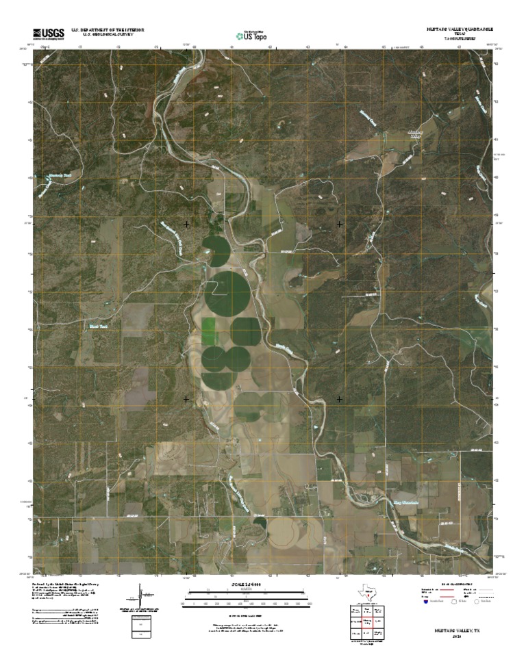 Topographic Map of Mustang Valley | PDF