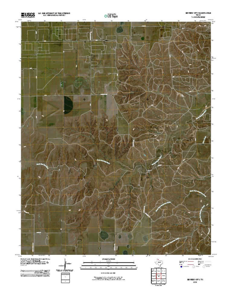 Topographic Map of Bowers City | PDF