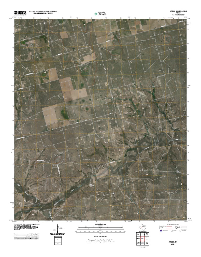 Topographic Map of Stiles | PDF
