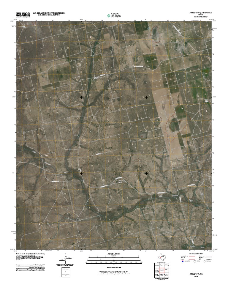 Topographic Map of Stiles NW | PDF | United States Geological Survey ...