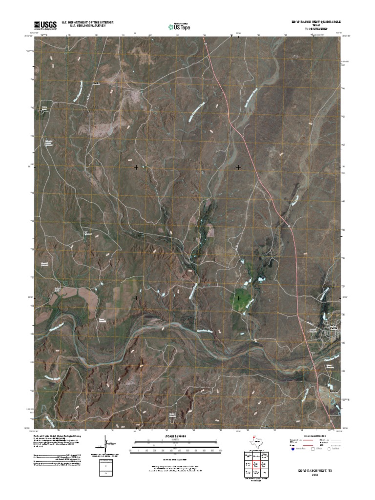 Topographic Map of Boys Ranch West | PDF | United States Geological ...