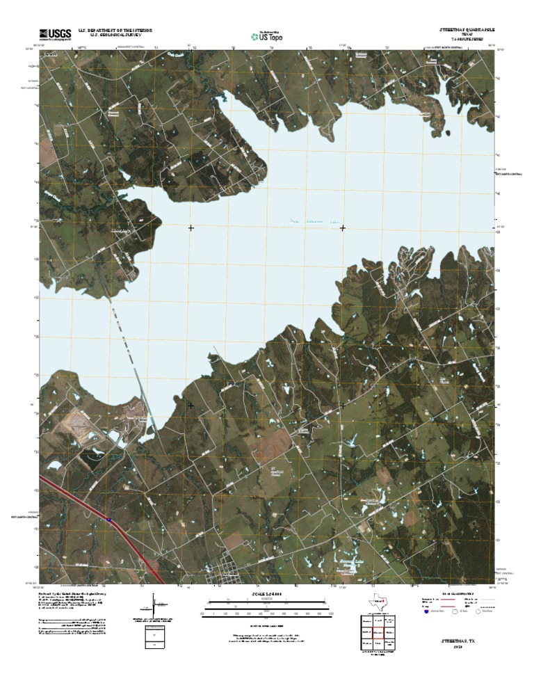 Streetman Texas 7.5-Minute Map | PDF | United States Geological Survey ...