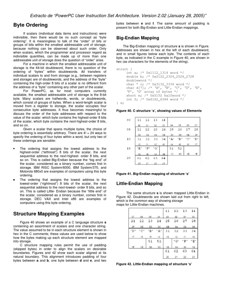 Big Endian Vs Little Endian PDF | PDF | Integer (Computer Science ...